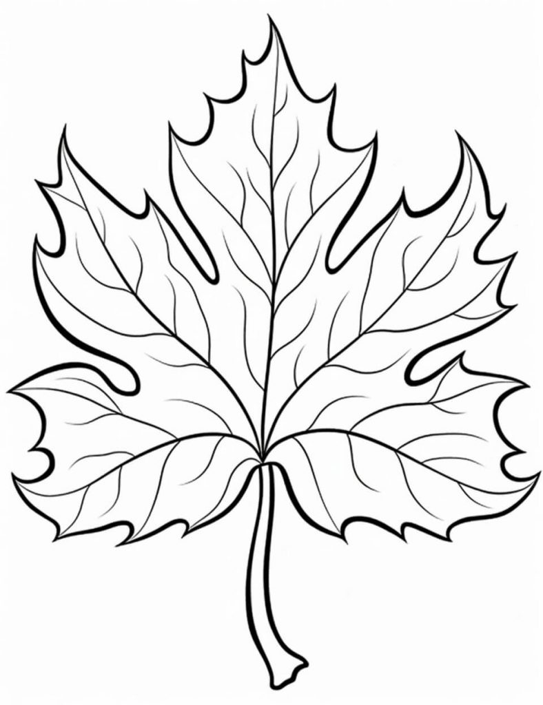 Fall autumn coloring pages (printable & free)