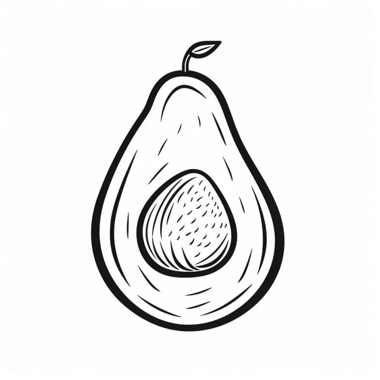 Avocado Color Sheet (Free + Printable) | Kokoprint.com