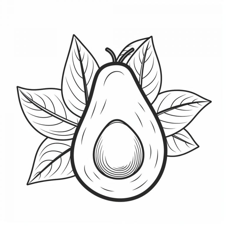 Avocado Color Sheet (Free + Printable) | Kokoprint.com