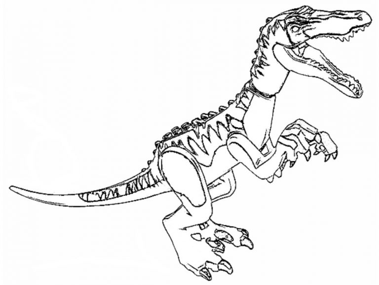 Baryonyx Color Sheet (Free and Printable)