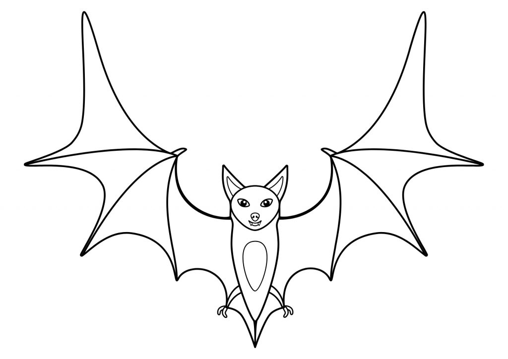 Bat coloring sheets (free & printable)