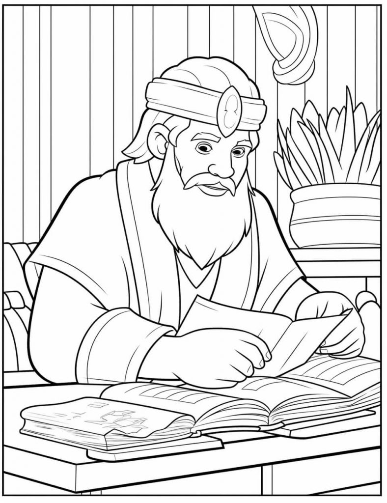 Bible Coloring Sheets (Free to print)