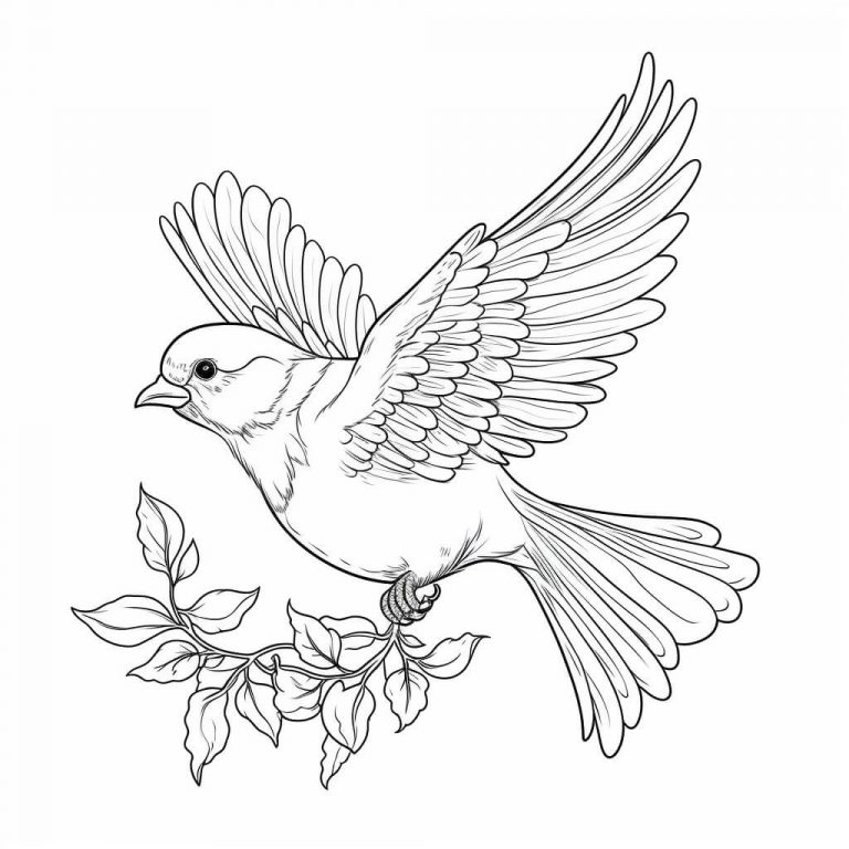 Bird Coloring Sheets (Free & Printable)
