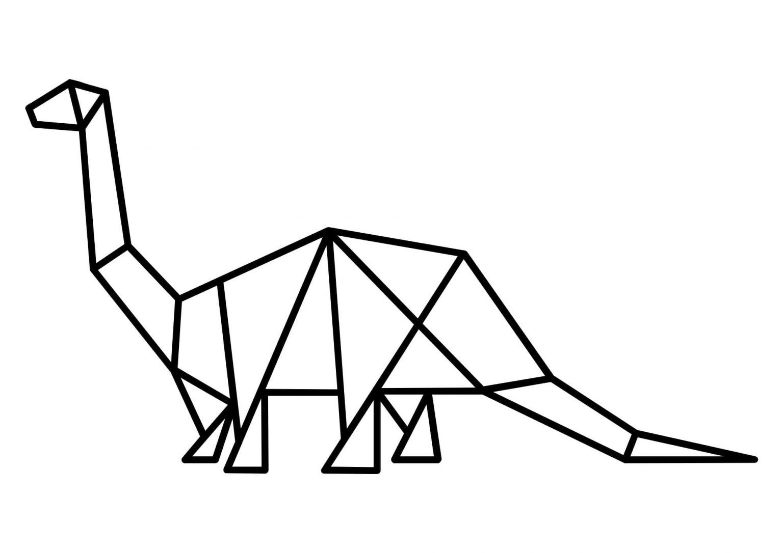 Brontosaurus pictures to color (Free + Printable)