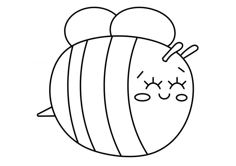Bumble Bee Coloring Sheets (Free & Printable) | Kokoprint.com