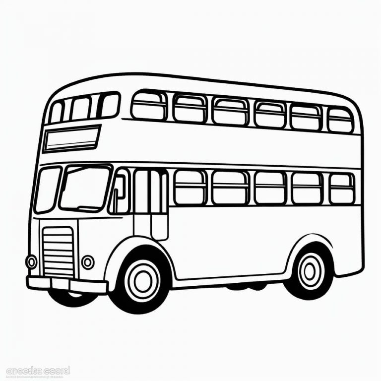 Bus Color Sheet (Free + Printable)