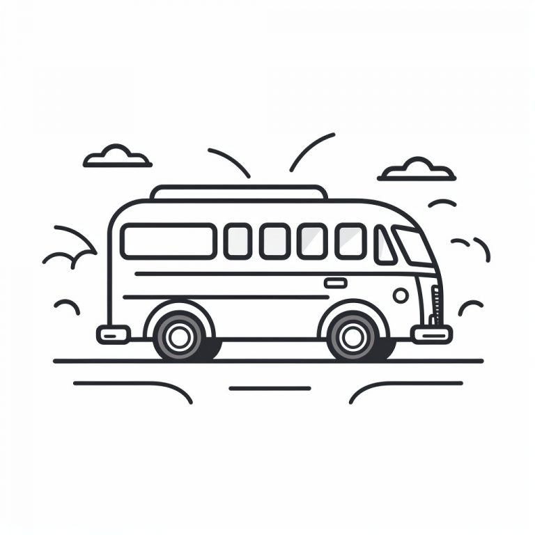 Bus Color Sheet (Free + Printable)