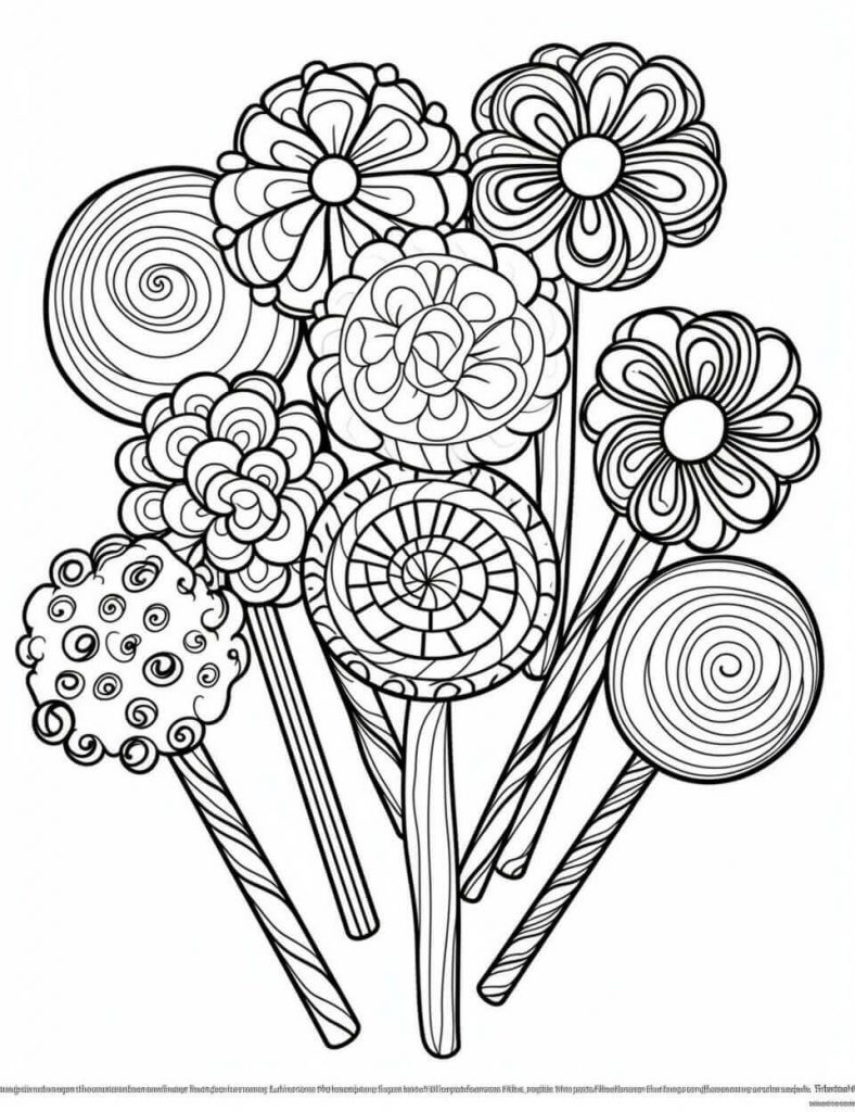 Candy Cane Coloring Sheet (Free & Printable)