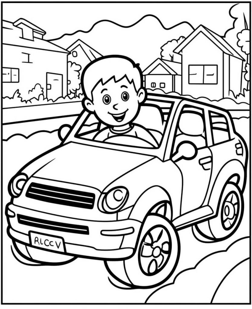 Car Color Sheet (Free + Printable)