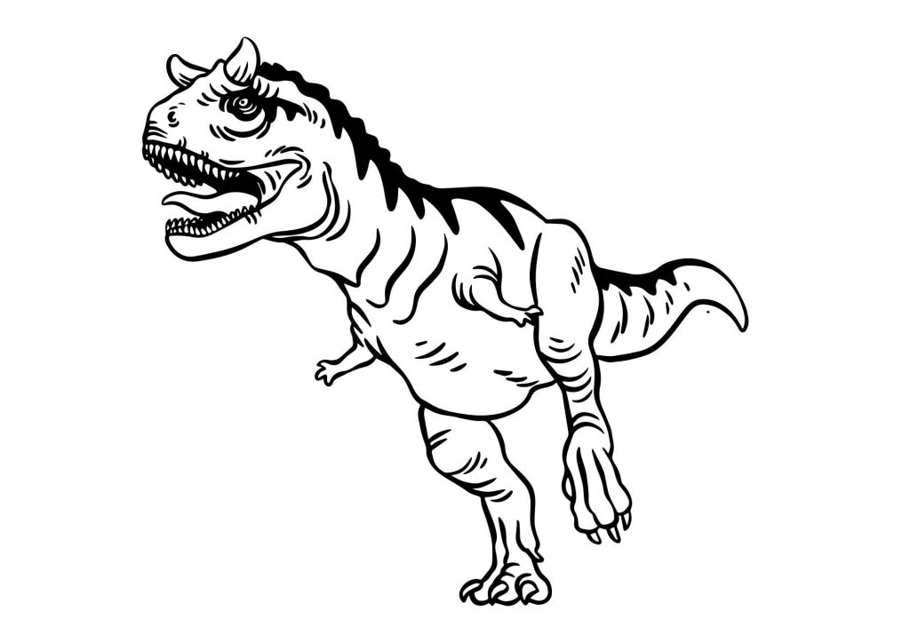 Ceratosaurus pictures to color (Free + Printable)