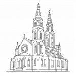 Church Coloring Sheets (Free to print)
