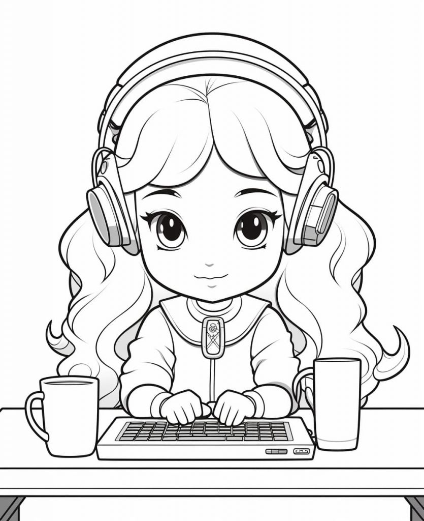 Computer Color Sheet (Free & Printable) | Kokoprint.com