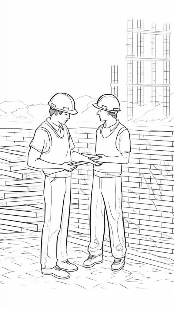 Construction Site Color Sheet (Free + Printable)