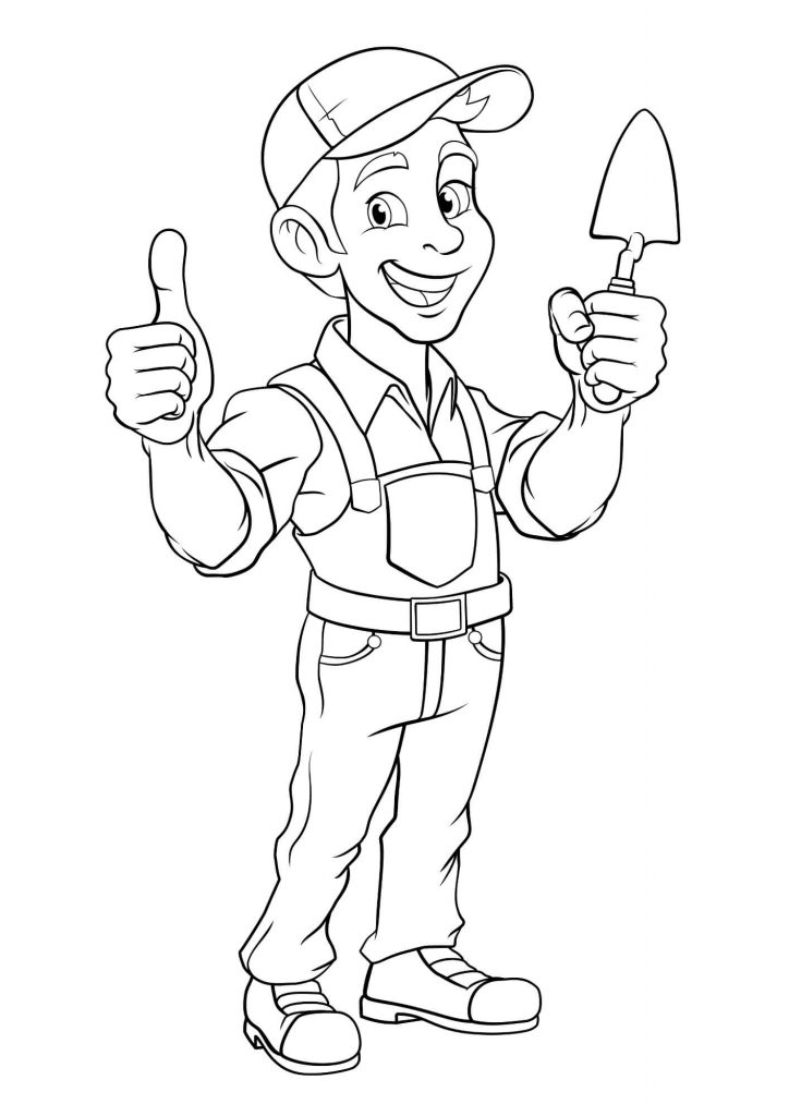 Construction Site Color Sheet (Free + Printable)