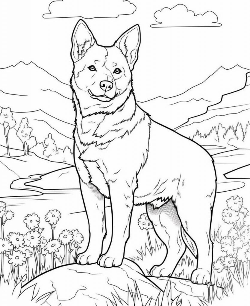 Dog Color Sheets (Free & Printable)