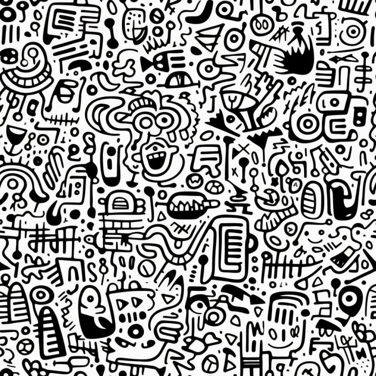 Doodle Color Sheets (Free + Printable)