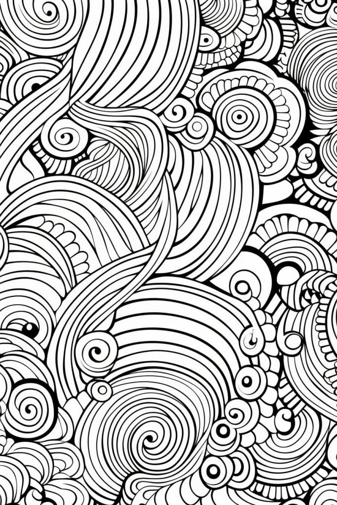 Doodle Color Sheets (Free + Printable)