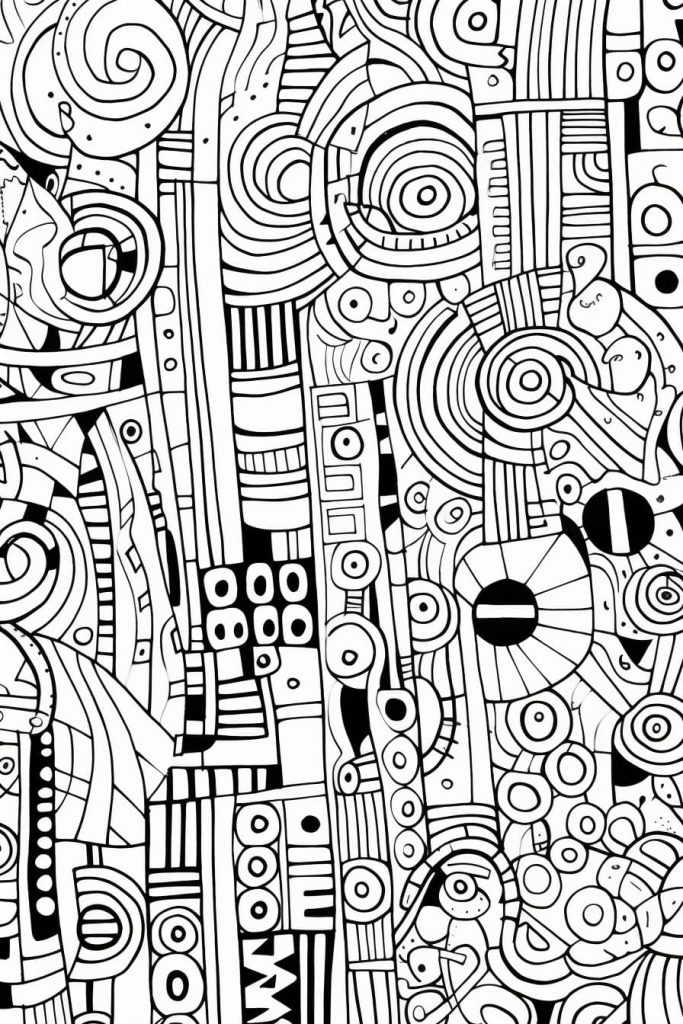 Doodle Color Sheets (Free + Printable)