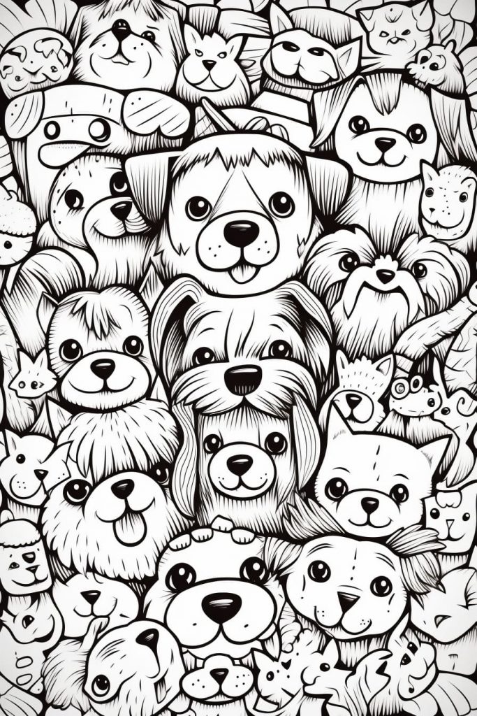 Doodle Color Sheets (Free + Printable)