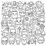 Doodle Color Sheets (Free + Printable)