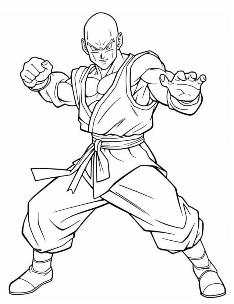 Dragon Ball Z Color Sheets (Free + Printable)
