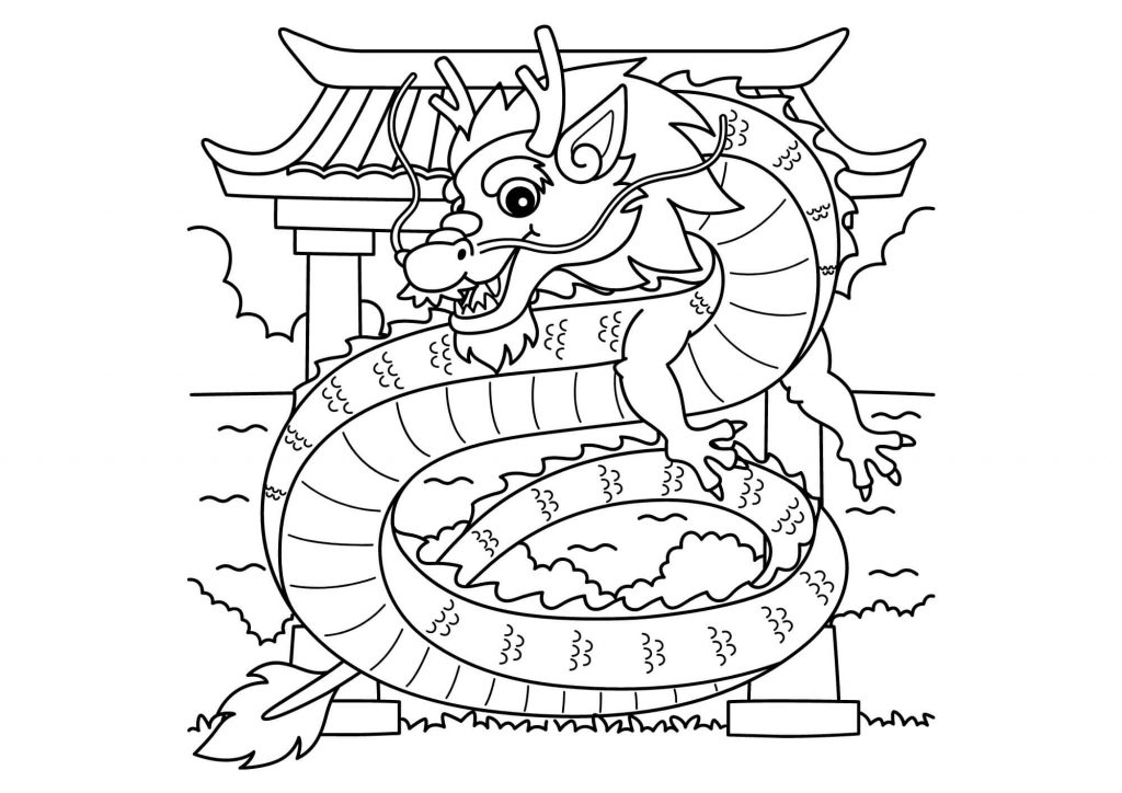 Dragon Color Sheets (Free and Printable)