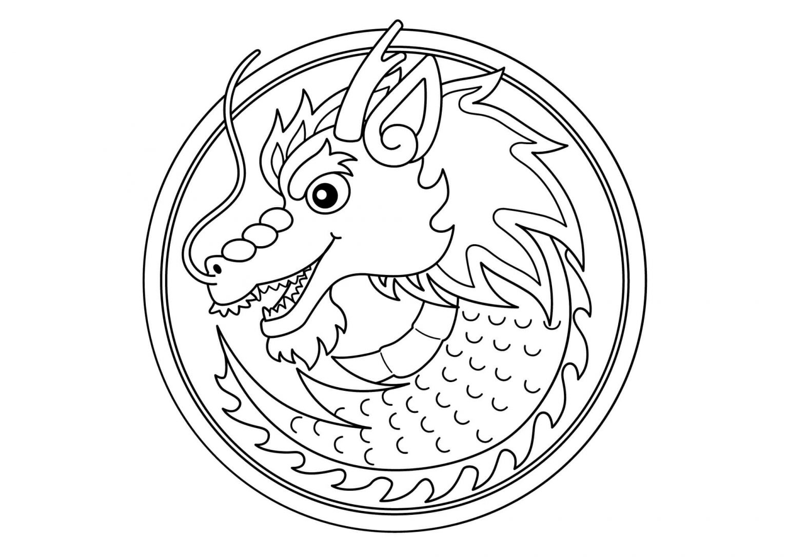 Dragon Color Sheets (Free and Printable)