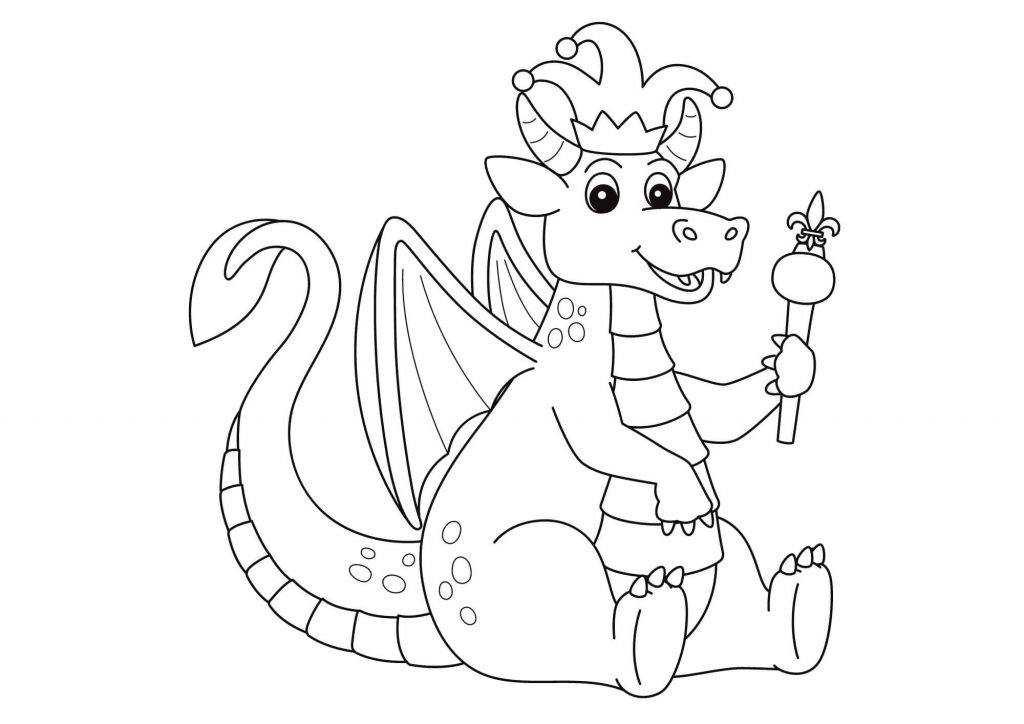 Dragon Color Sheets (Free and Printable)