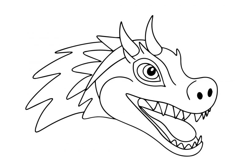 Dragon Color Sheets (Free and Printable)