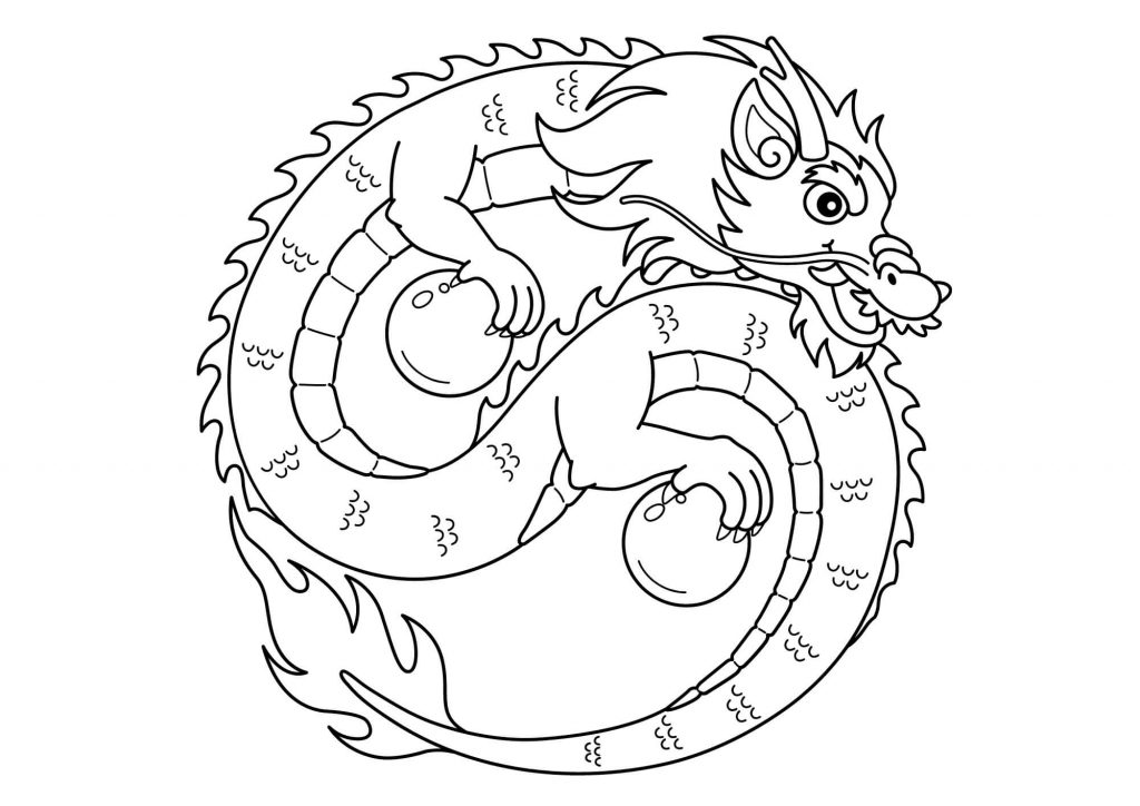 Dragon Color Sheets (Free and Printable)