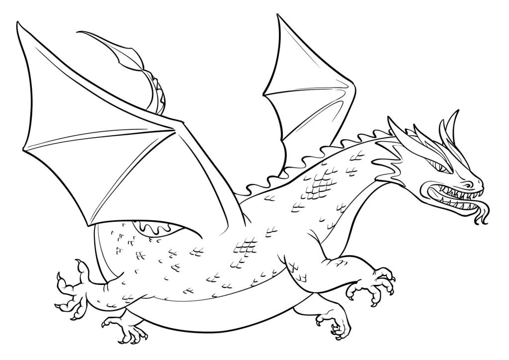 Dragon Color Sheets (Free and Printable)