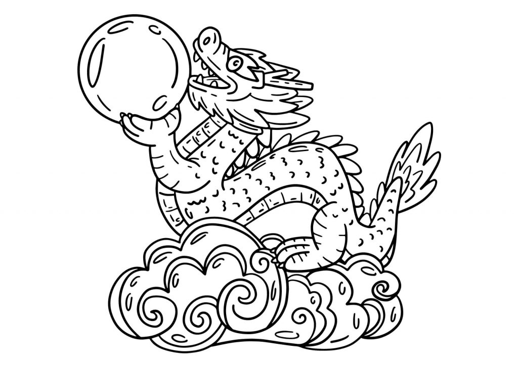 Dragon Color Sheets (Free and Printable)