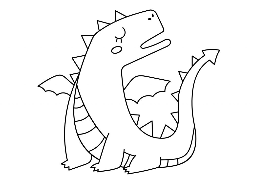 Dragon Color Sheets (Free and Printable)