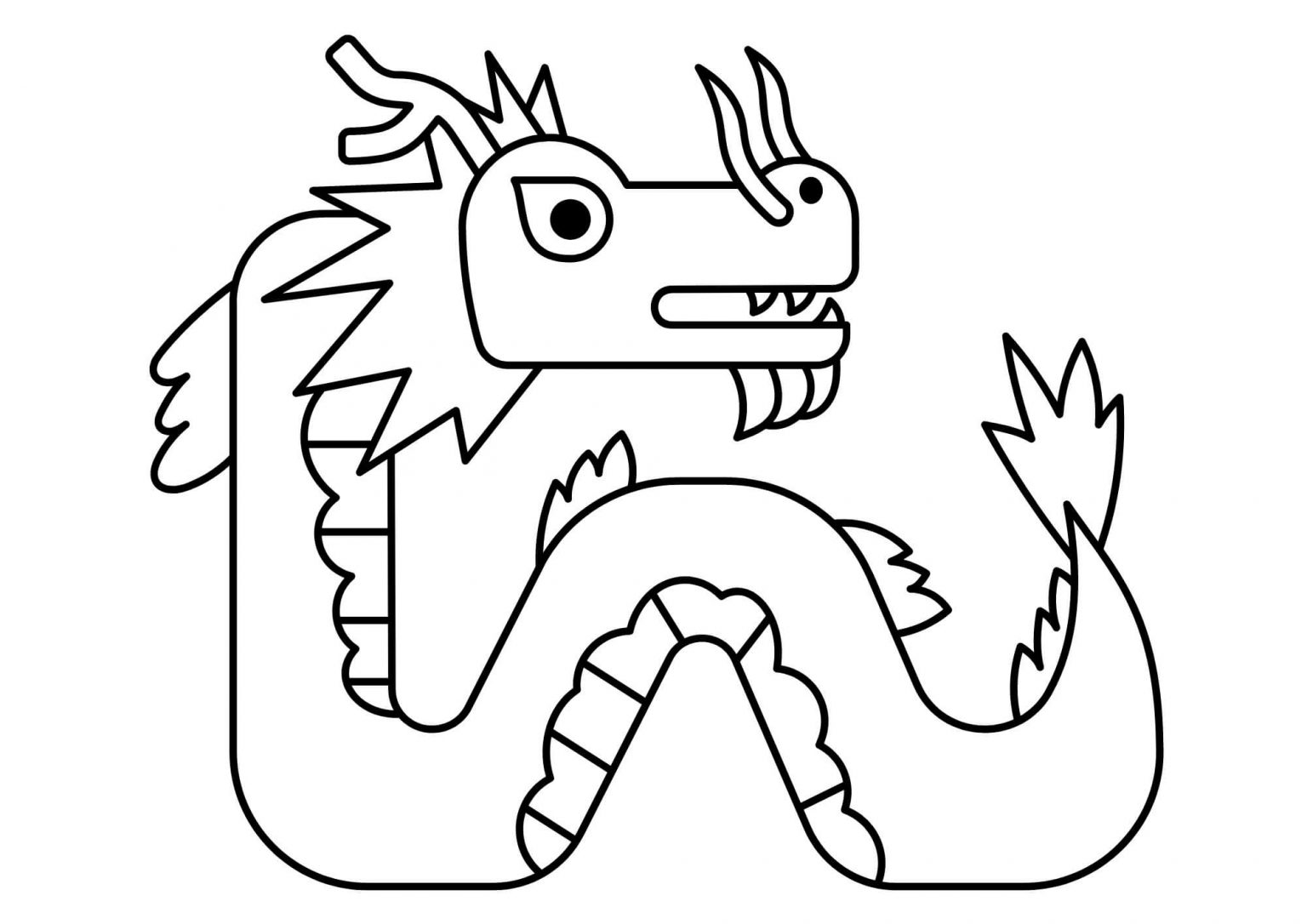 Dragon Color Sheets (Free and Printable)