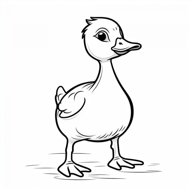 Pato | Dibujos para imprimir y colorear (gratis) - Kokoprint.com