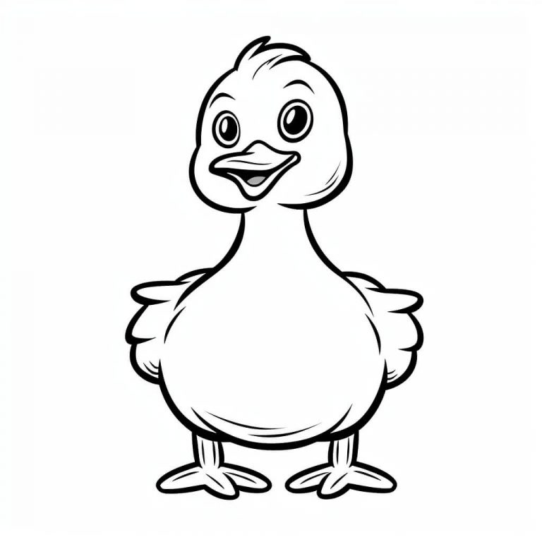 Pato | Dibujos para imprimir y colorear (gratis) - Kokoprint.com