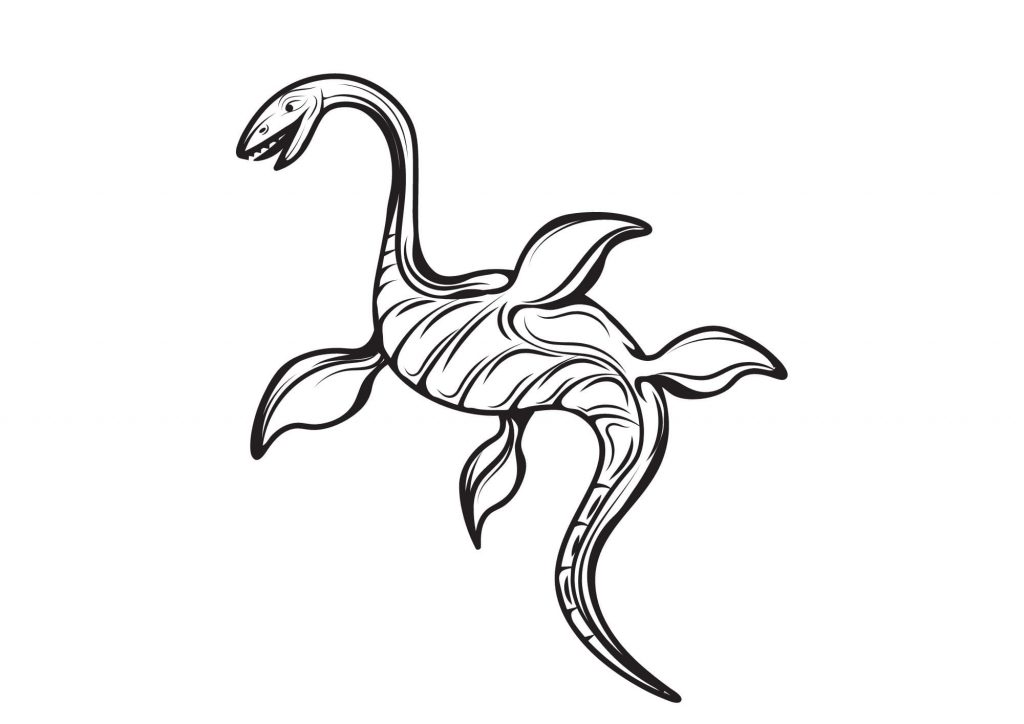 Elasmosaurus pictures to color (Free + Printable)