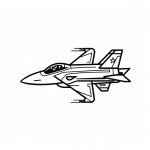 Fighter Jet Color Sheets (Free & Printable)