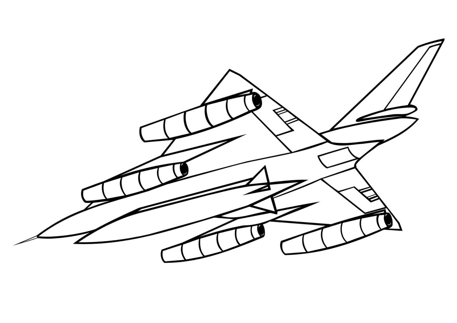 Fighter Jet Color Sheets (Free & Printable)