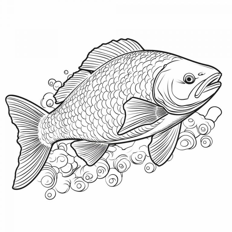 Fish Color Sheets (Free & Printable) | Kokoprint.com