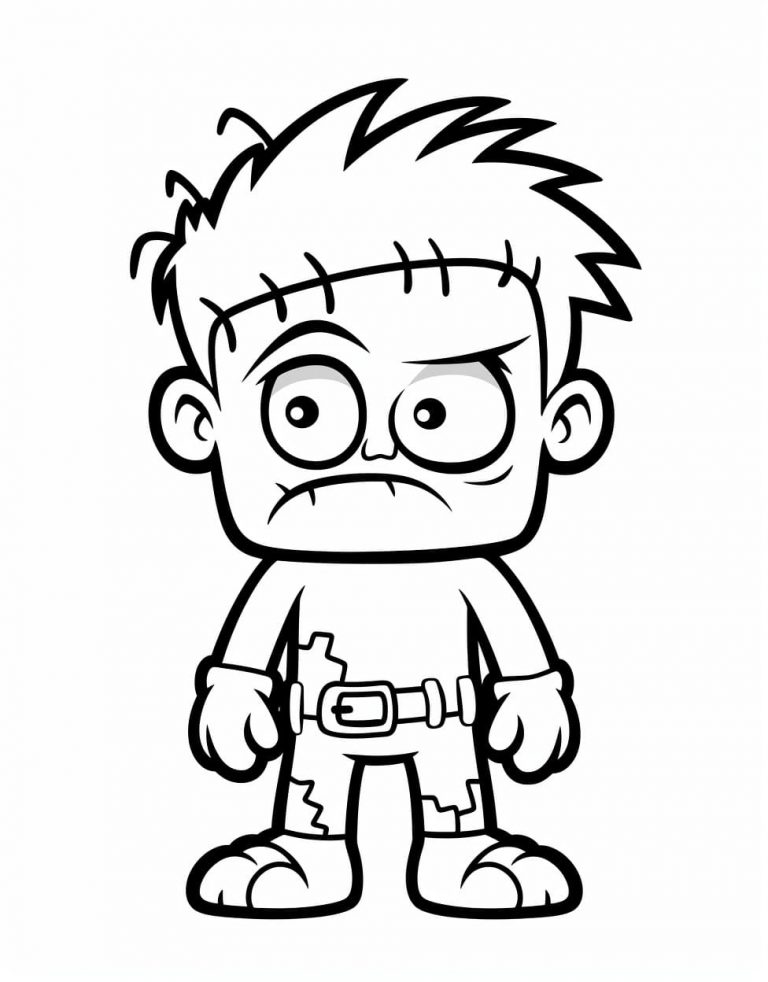 Frankenstein Color Sheets (Free & Printable)