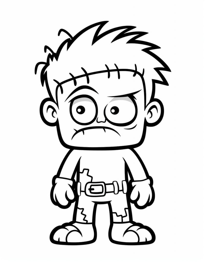 Frankenstein Color Sheets (Free & Printable)