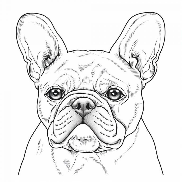 French bulldog Color Sheets (Free & Printable)