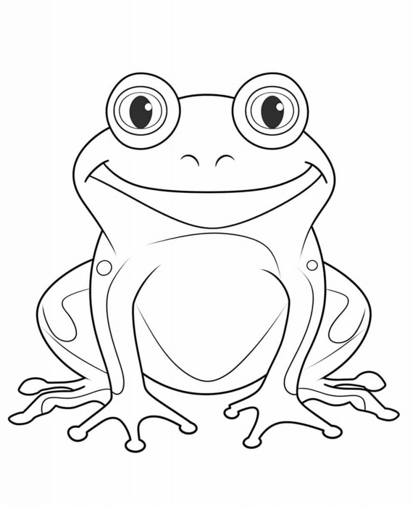 Frog Color Sheets (Free & Printable)