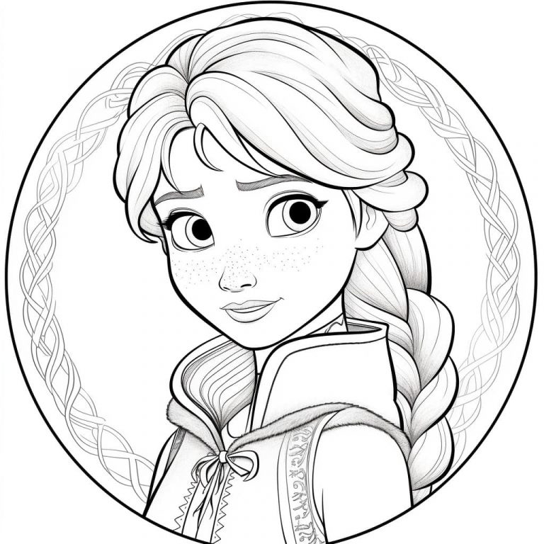 Frozen Color Sheets (Free & Printable)