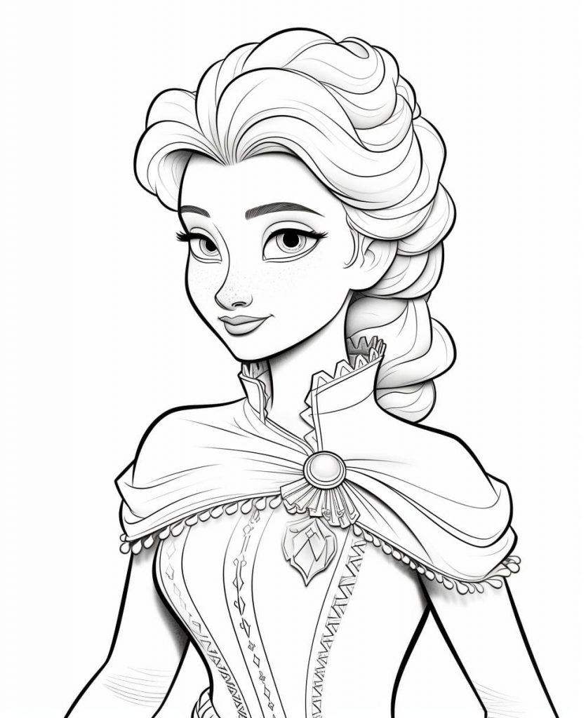 Frozen Color Sheets (Free & Printable)