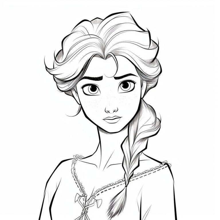 Frozen Color Sheets (Free & Printable)