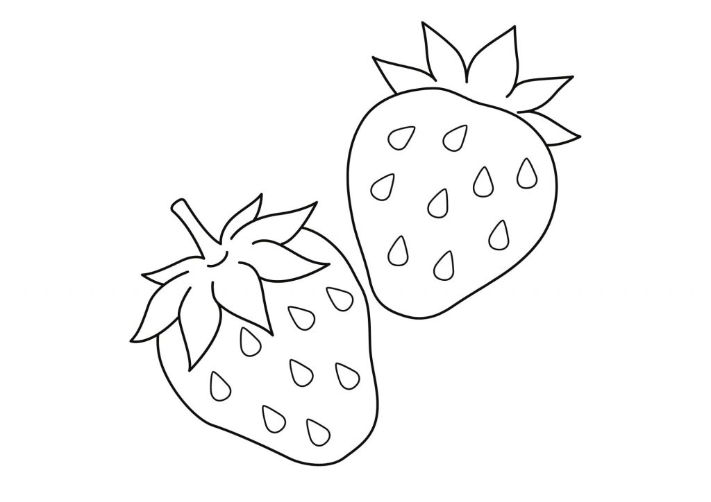 Fruits Color Sheet (Free + Printable) | Kokoprint.com