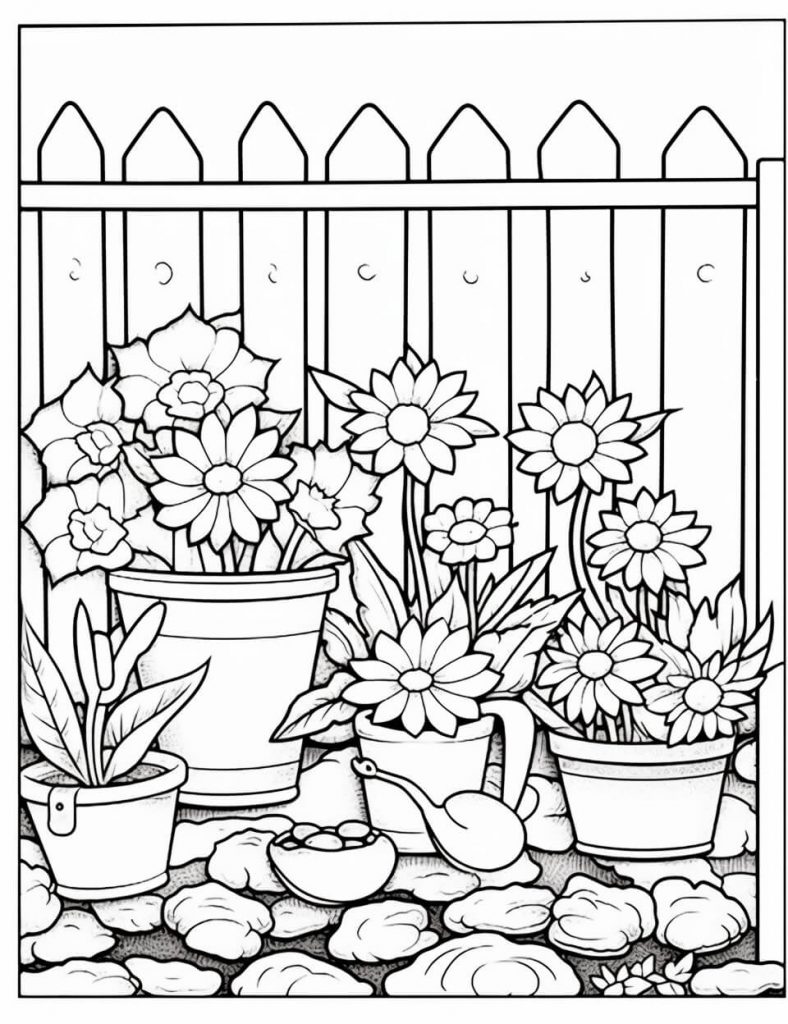 Garden Color Sheets (Free + Printable) | Kokoprint.com