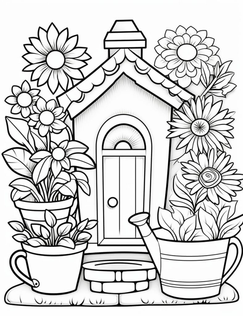 Garden Color Sheets (Free + Printable) | Kokoprint.com